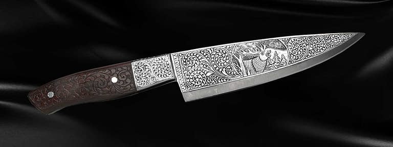 Engraved Knife | Custom Engraved Knives - Fusion Layers