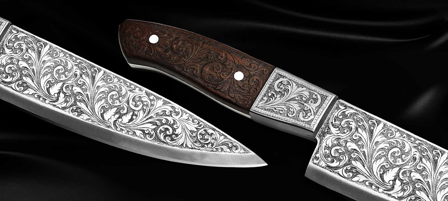 Engraved Chef Knife | Amazing Engraved Knife Gift | Fusion Layers